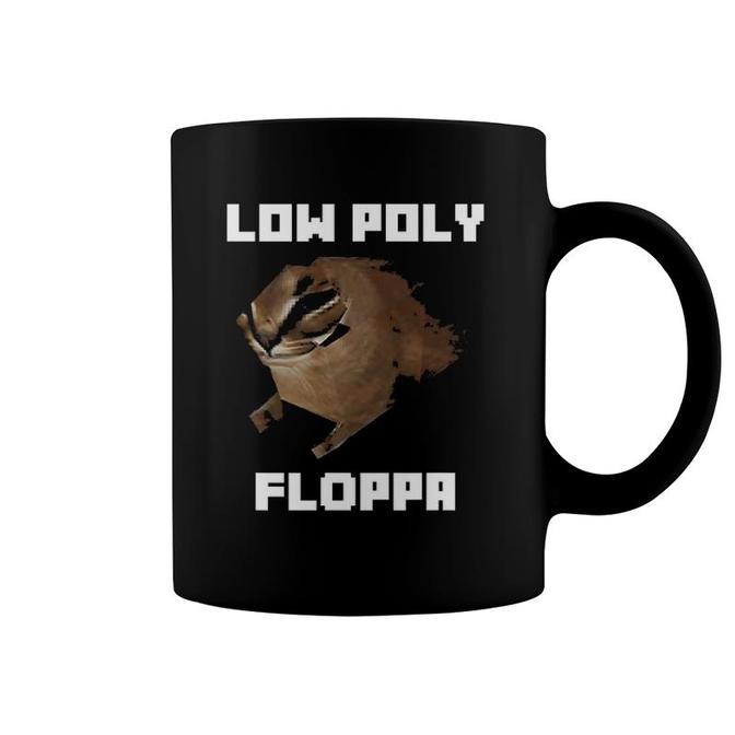 Low Poly Floppa Meme Big Floppa Meme Cat Coffee Mug | Mazezy