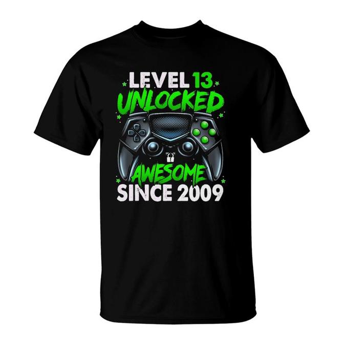 Level 35 Unlocked Awesome Since 1990 35Th Birthday Gaming T-Shirt | Mazezy