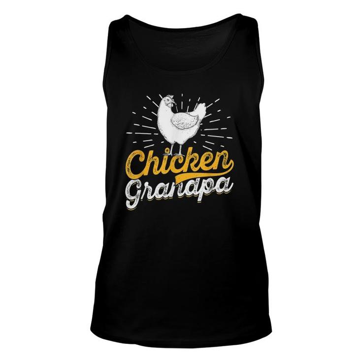 Granddad Chicken Grandpa Poultry Farm Grandfather Tank Top | Mazezy