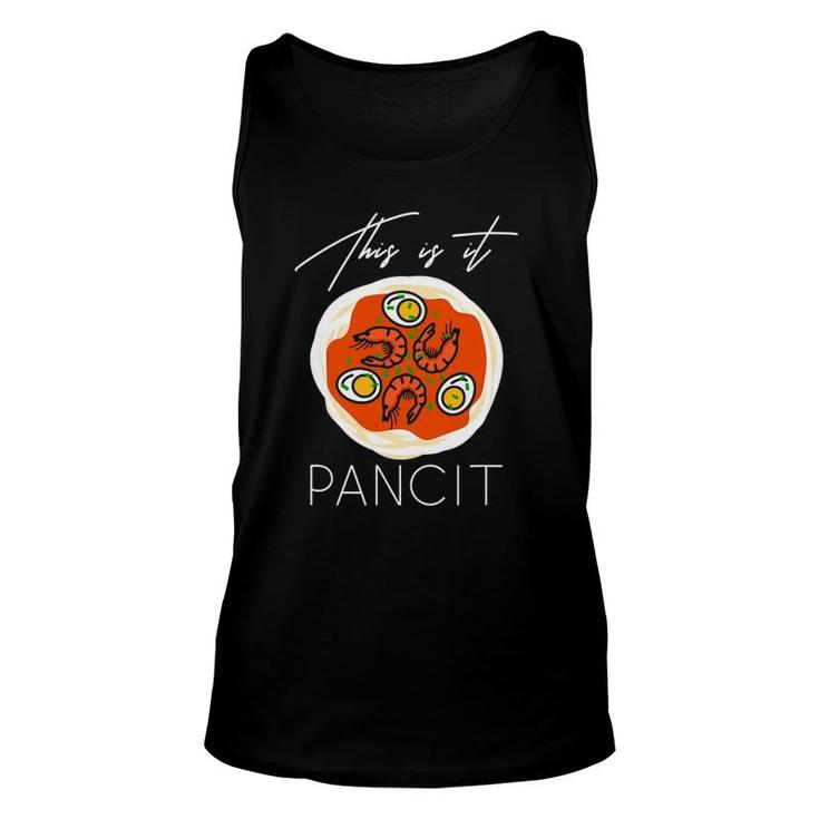 Pancit Filipino Food Funny Filipino Pancit Unisex Tank Top | Mazezy