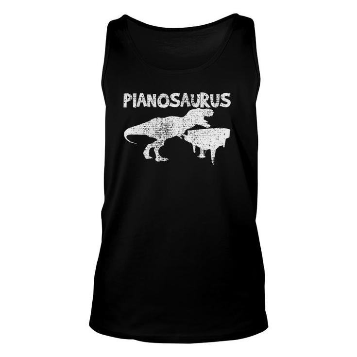 Piano Music Teacher Student School Pianosaurus Vintage Unisex Tank Top ...