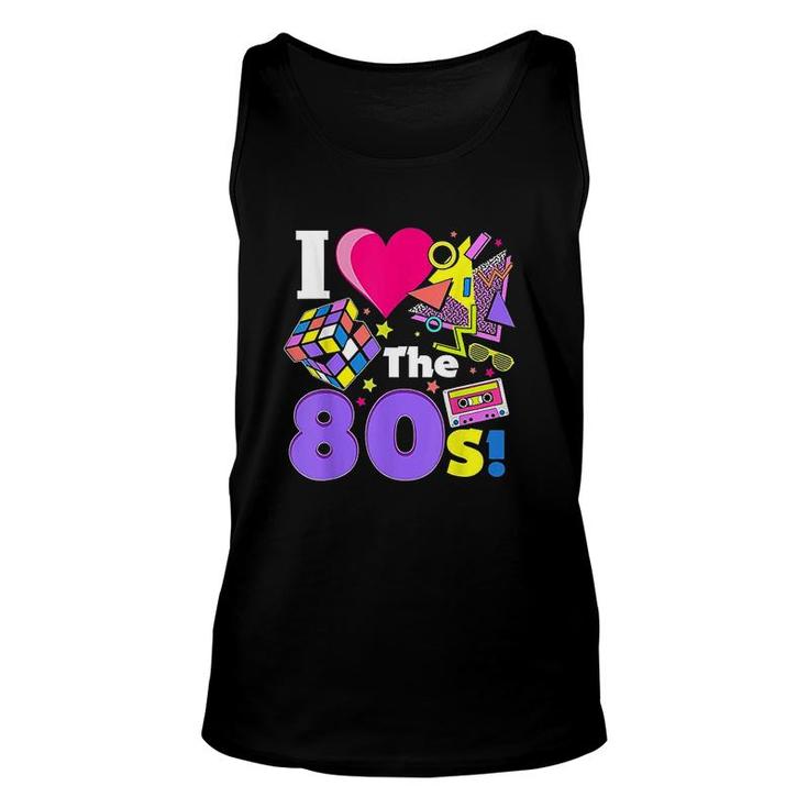 This Is My 80S Costume Vintage Retro I Love The 80S Unisex Tank Top ...
