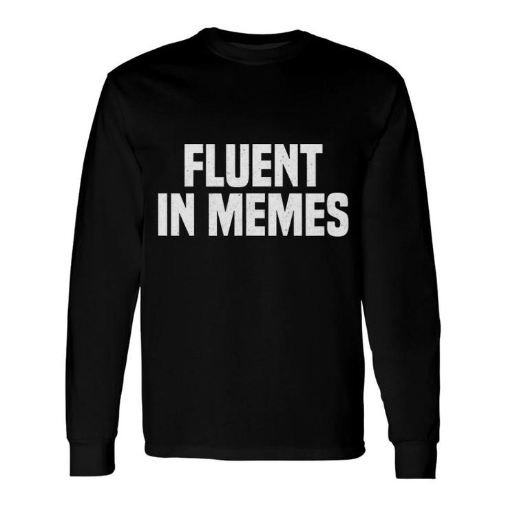 Funny Fluent In Memes Sarcastic Teen Meme Preteen Hoodie | Mazezy