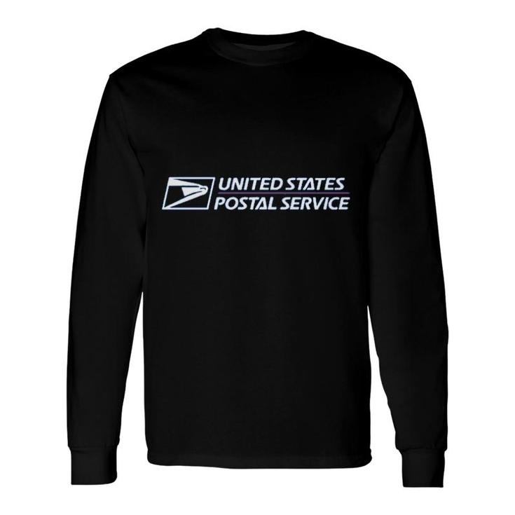 Post Office Mail United States Service Eagle Long Sleeve T-Shirt | Mazezy