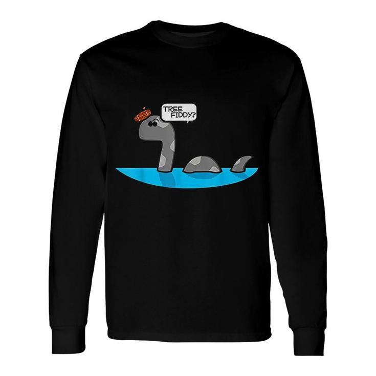 Tree Fiddy Loch Ness Monster Long Sleeve T-Shirt T-Shirt | Mazezy