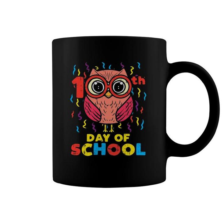 100Th Day Of School Owl Cute 100 Days Student Teacher Gift Coffee Mug ...