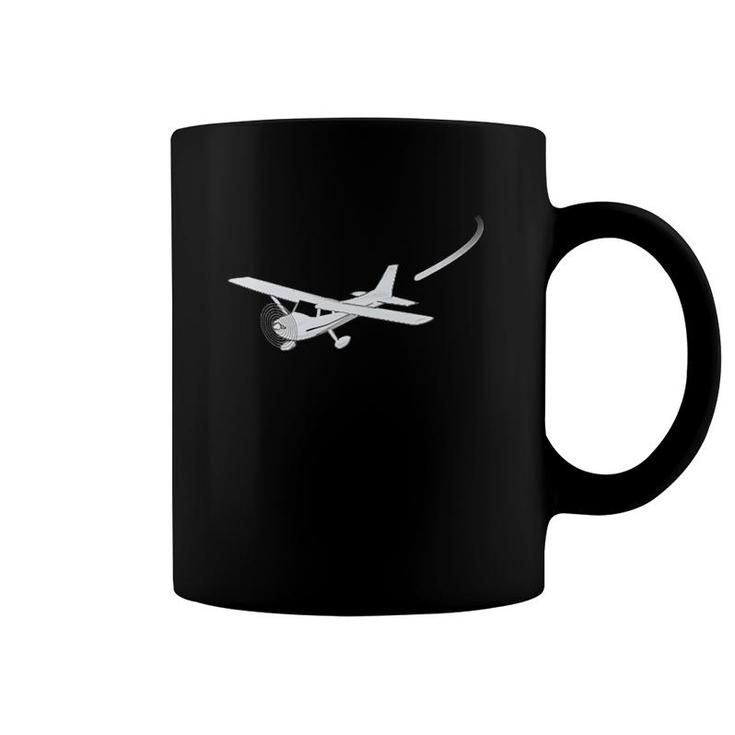 Airplane Pilot In Flight Aviation Coffee Mug | Mazezy