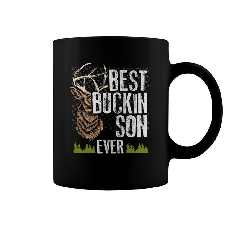 Best Buckin Son Ever Deer Hunting Bucking Father Son Gift Coffee Mug ...