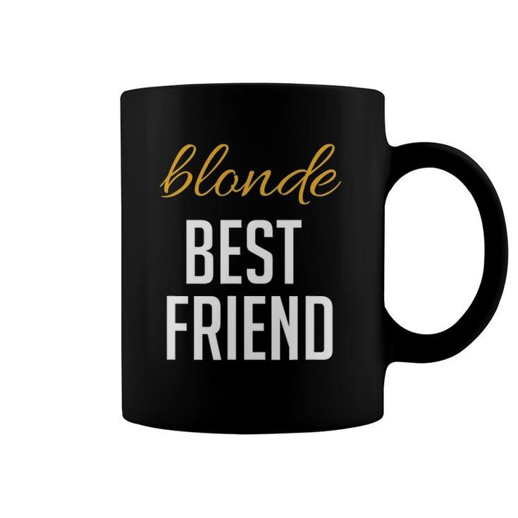 Blonde Brunette Best Friend Matching Bff Outfits Coffee Mug | Mazezy