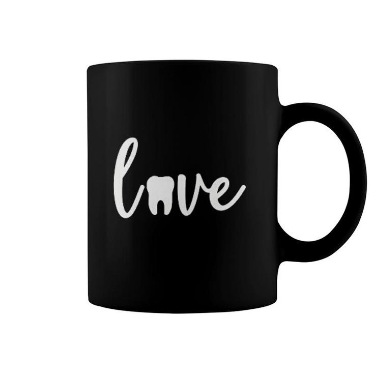 Cute Dental Saying Love Coffee Mug Mazezy