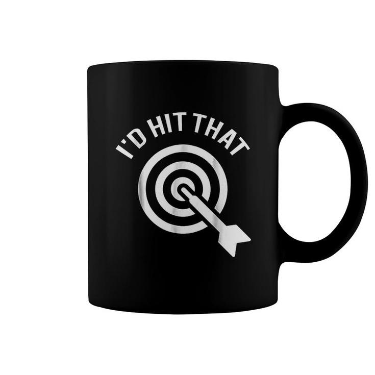 Dartboard I Would Hit That Gift Coffee Mug | Mazezy