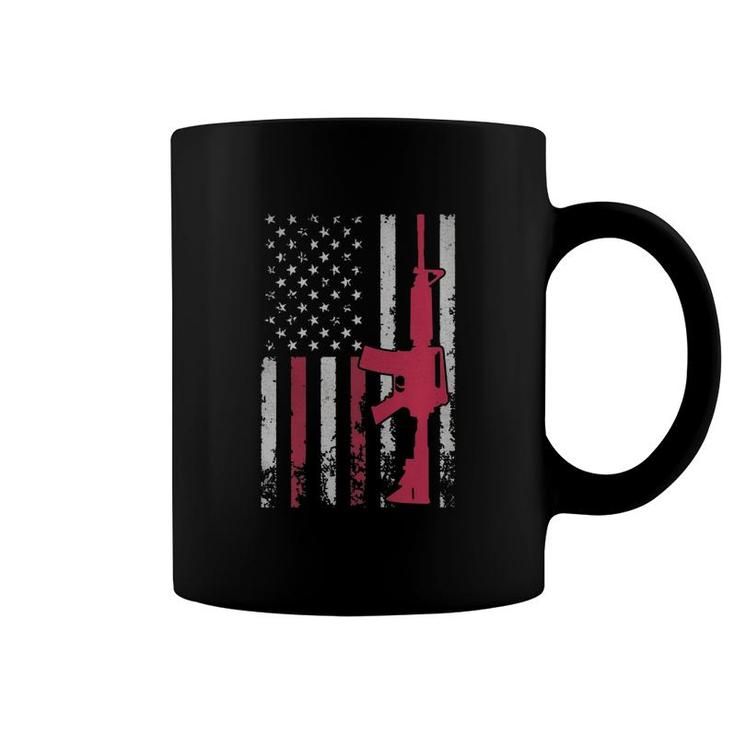 Demolition Ranch The Legend Gun Ar15 - Usa Flag Tshirt Coffee Mug ...