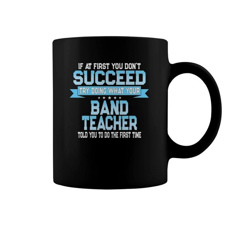 Fun Band Teacher Gift Funny Saying Retro Coffee Mug | Mazezy