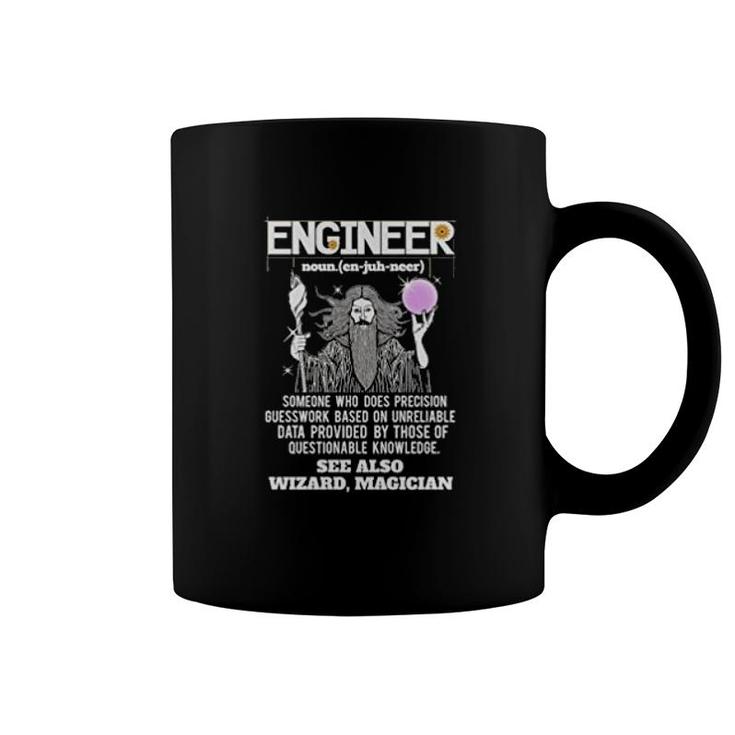 Funny Mechanical Civil Engineering Wizard Coffee Mug | Mazezy
