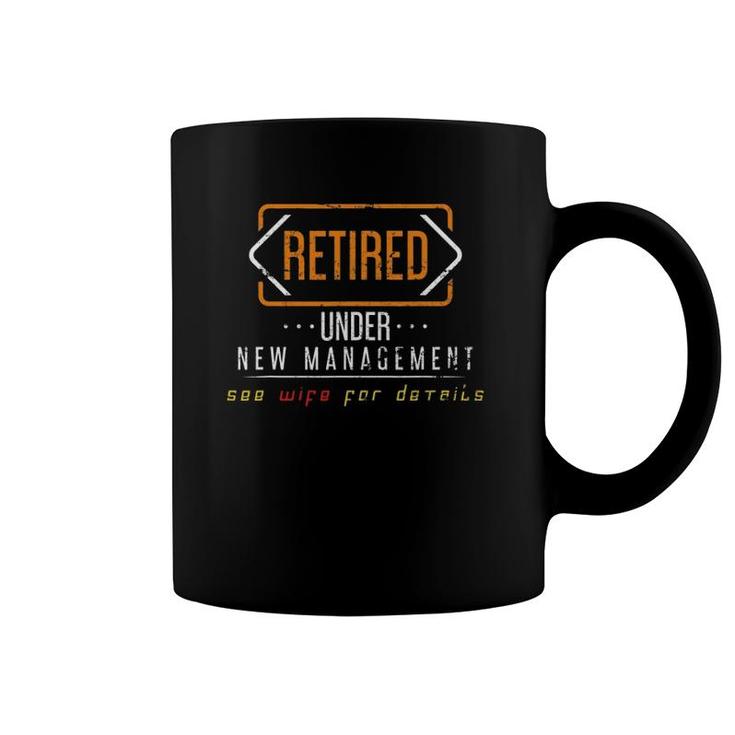Funny Retired Old Men Retirement Gift Retired Coffee Mug | Mazezy