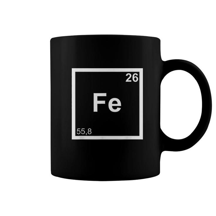 Iron Triathlete Fe Periodic System Coffee Mug | Mazezy