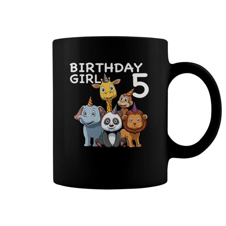 Kids Kids & Zoo 5Th Birthday Party - 5 Years Old Coffee Mug | Mazezy