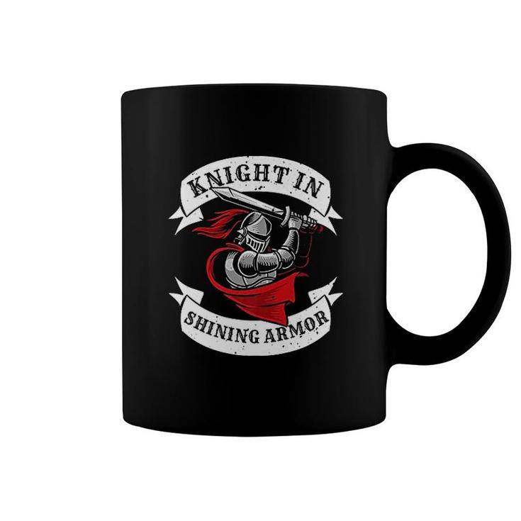 Knight In Shining Armor Templar Knight Coffee Mug | Mazezy