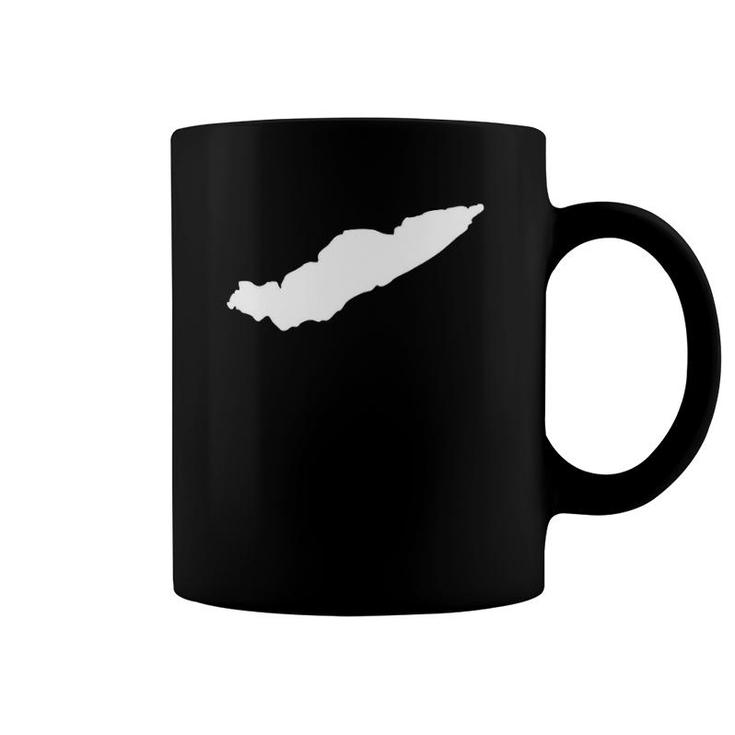 Lake Erie Map Gift Coffee Mug | Mazezy
