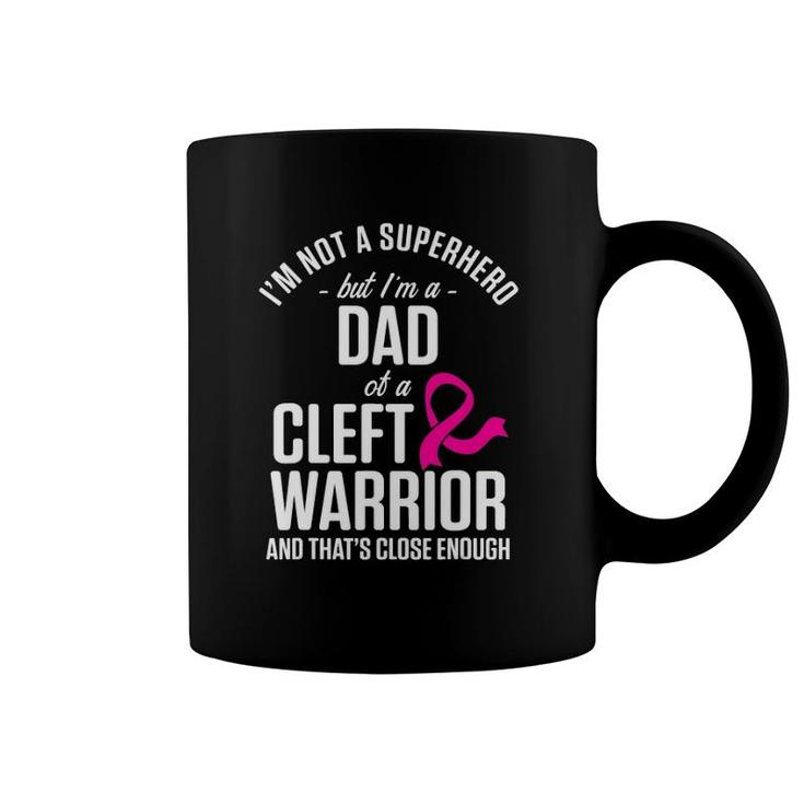 Mens Cleft Palate Lip Dad Hero Cleft Strong Awareness Coffee Mug | Mazezy