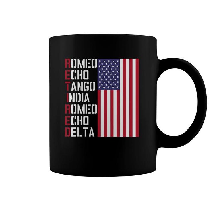 Military Police Pilot Retirement Gift Phonetic Alphabet Coffee Mug | Mazezy
