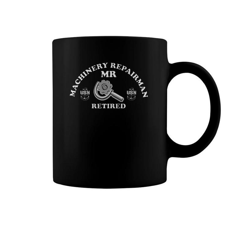 Navy Machinery Repairman Rating Badge Retired Unique Coffee Mug | Mazezy