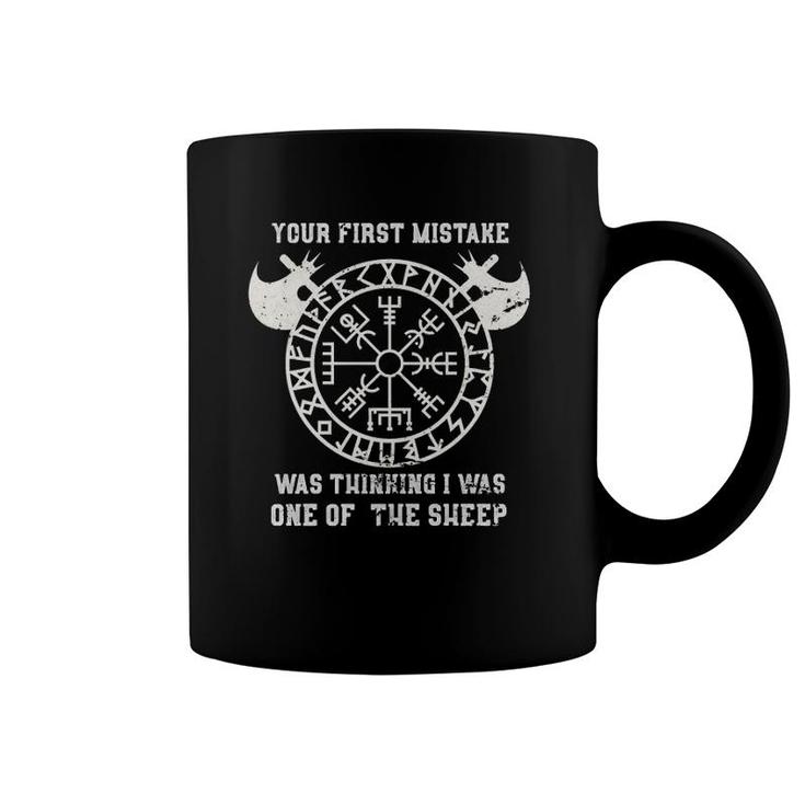 Nordic Mythology Valkyrie Scandinavian Warrior Axes Viking Coffee Mug ...