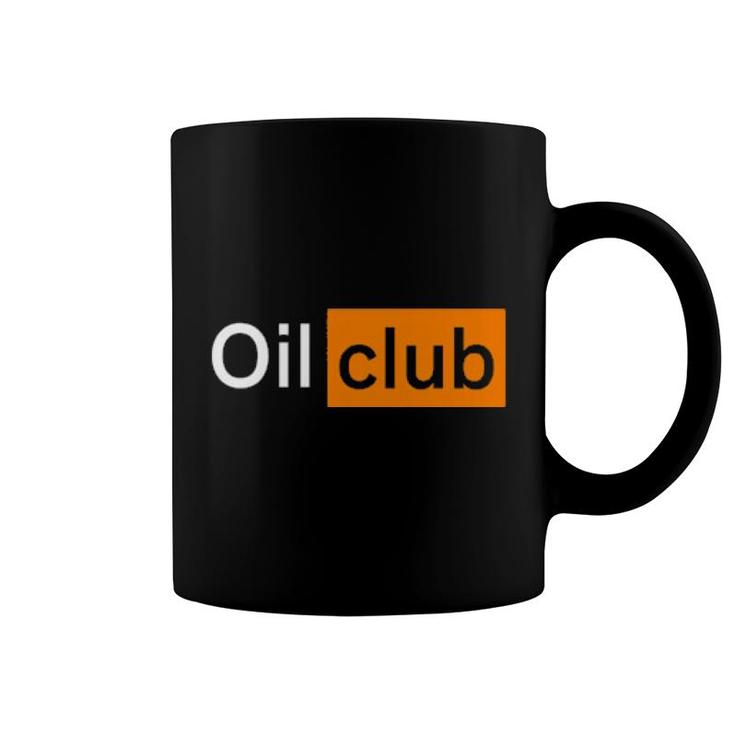 Oil Club Black Coffee Mug | Mazezy