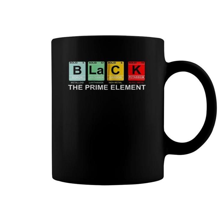 Periodic Table Elemental Blackness Zip Coffee Mug | Mazezy
