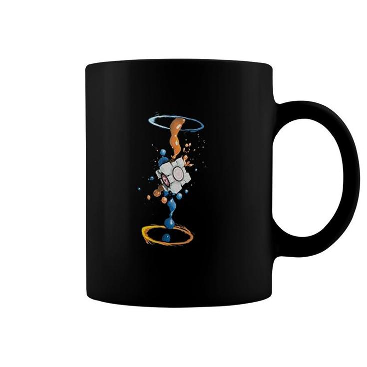 Portal 2 Gel Splatter Coffee Mug | Mazezy