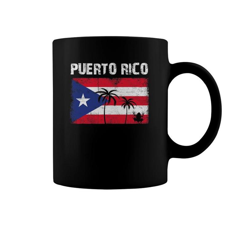 Puerto Rico Flag Puerto Rican Puertorriqueños Boricuas Coffee Mug | Mazezy