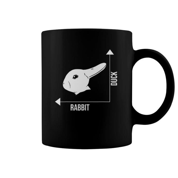 Rabbit Duck Illusion Philosopher Coffee Mug | Mazezy