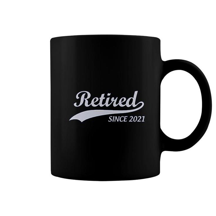 Retired Since 2021 Funny Retirement Gift Coffee Mug | Mazezy