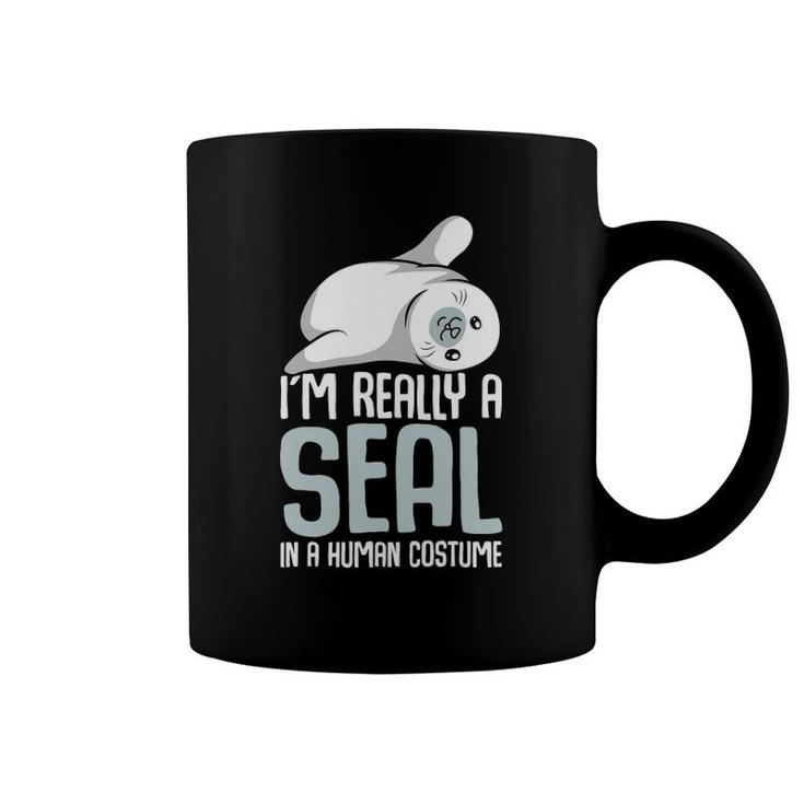 Seal Costume Sea Lion Seals Girls Boys Women Coffee Mug | Mazezy