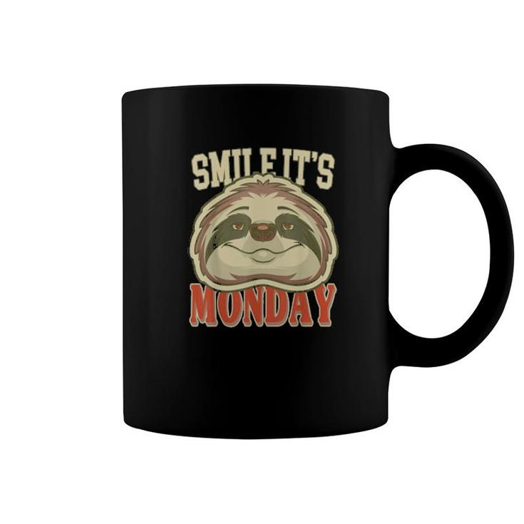 Smile It’S Monday Sloth Coffee Mug | Mazezy