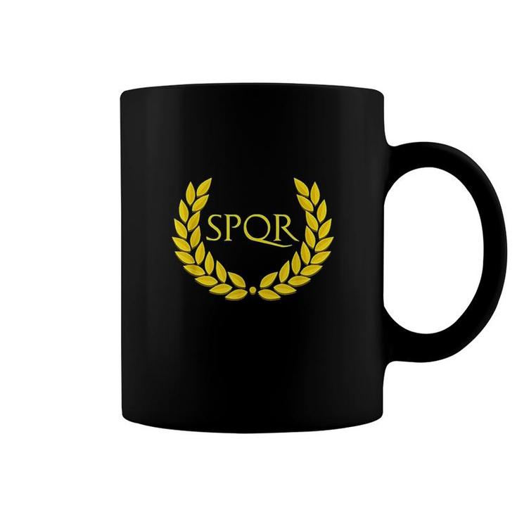 Spqr Purple Roman Empire Coffee Mug | Mazezy