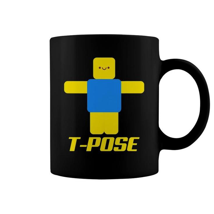 T-Pose Blox Noob Funny Gamer Designer Coffee Mug | Mazezy