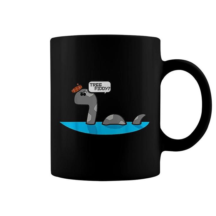 Tree Fiddy Funny Loch Ness Monster Coffee Mug | Mazezy