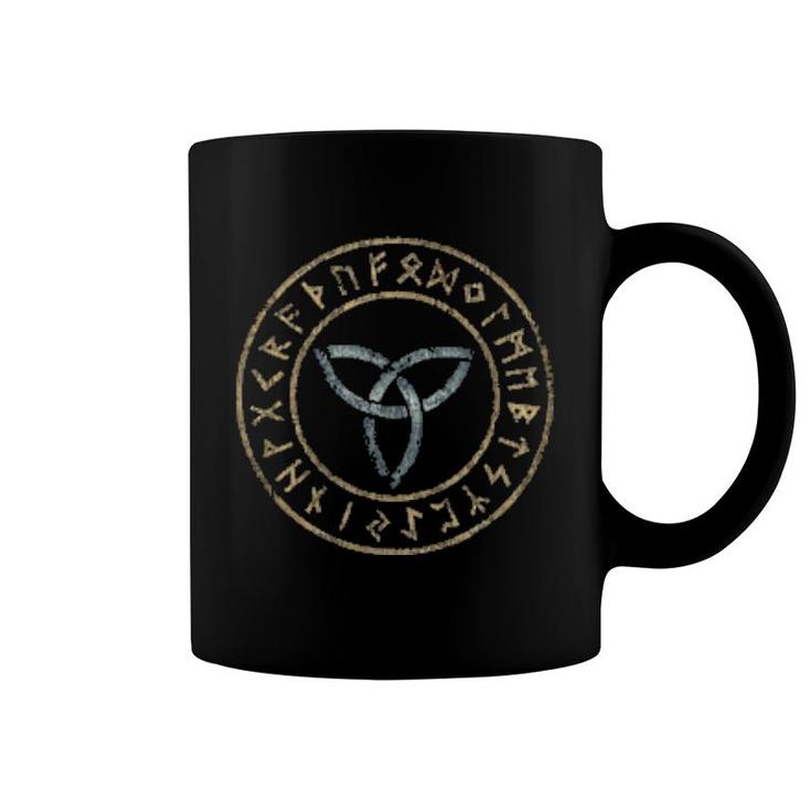 Triquetra Celtic Viking Symbol Wicca Norse Mythology Runes Coffee Mug ...