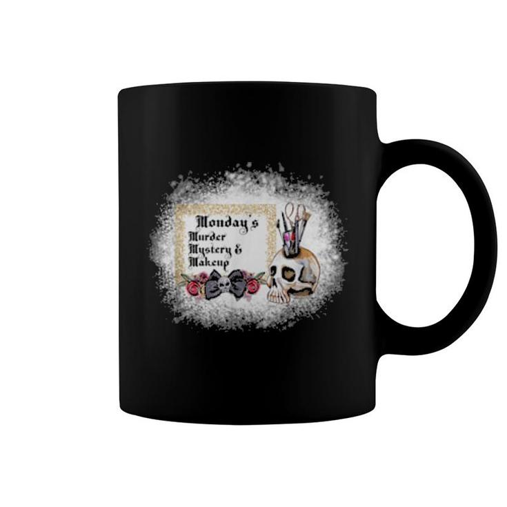 True Crime Murder Mystery Makeup Coffee Mug | Mazezy