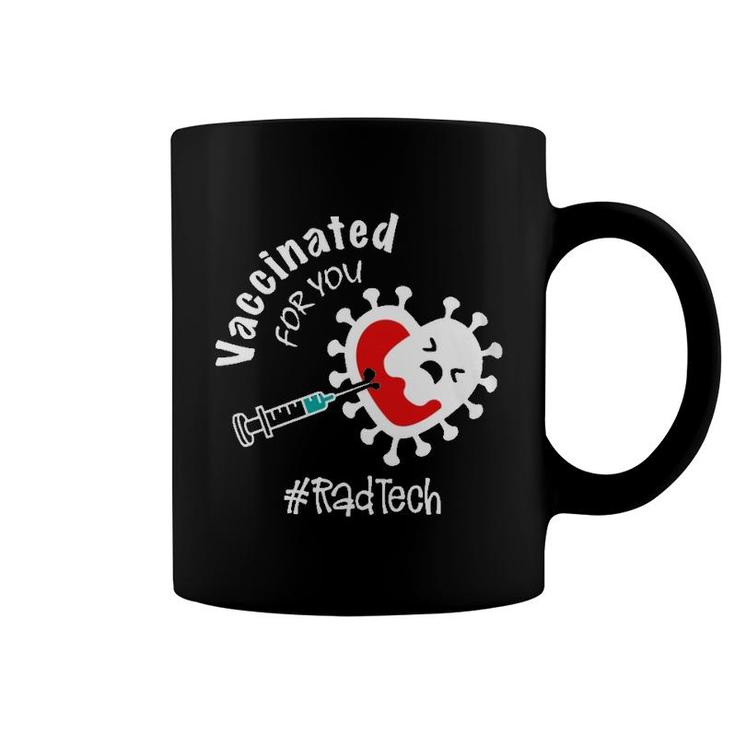 Vaccinated For You Rad Tech Radiologic Technologist Coffee Mug | Mazezy