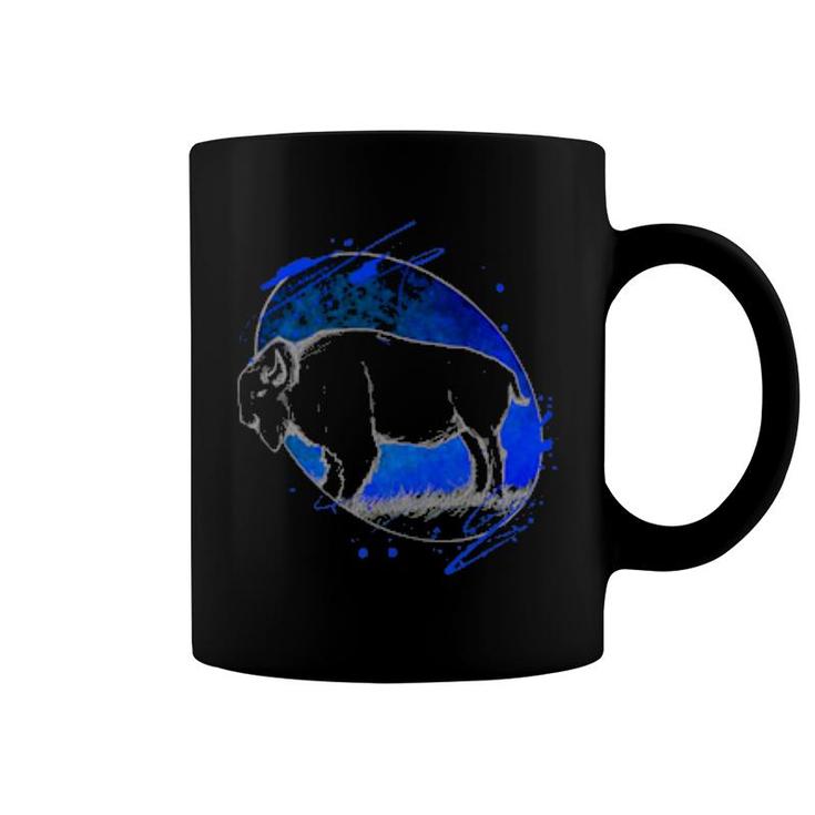 Vintage Buffalo Bison Coffee Mug | Mazezy