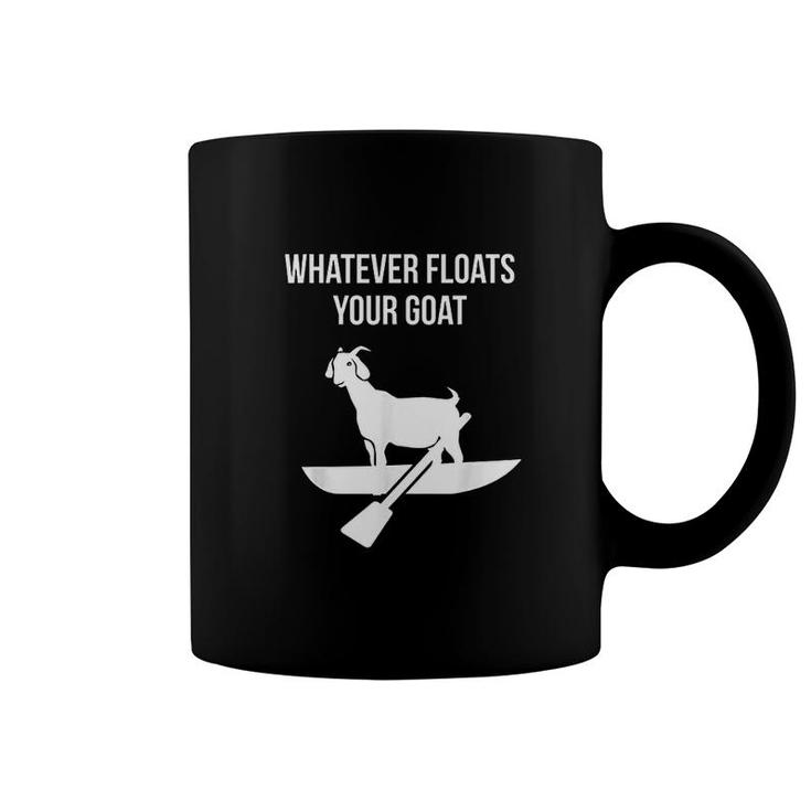 Whatever Floats Your Goat Floating Goat Coffee Mug | Mazezy