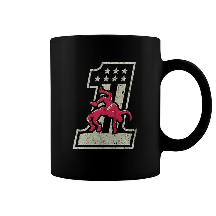 Wrestling Number One Us Flag Coffee Mug | Mazezy