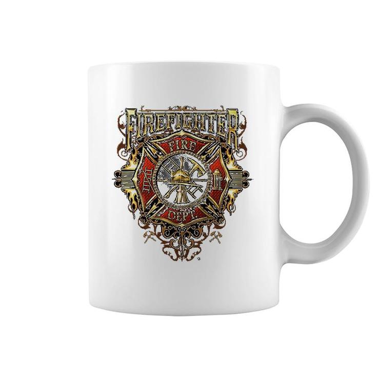 Firefighter Fire Department Coffee Mug | Mazezy