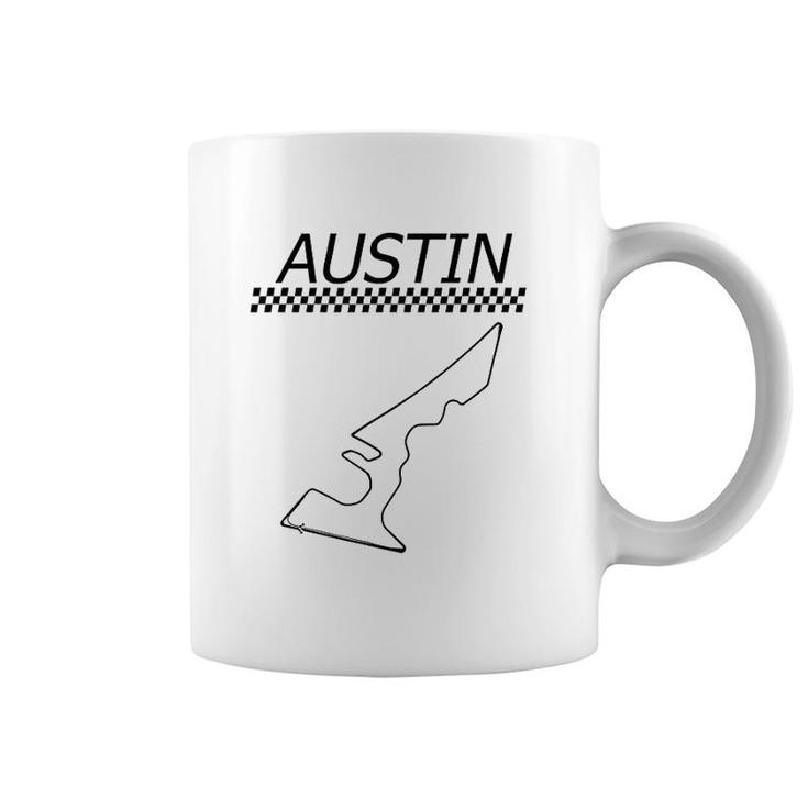 Race Track Austin Car Racing Coffee Mug | Mazezy