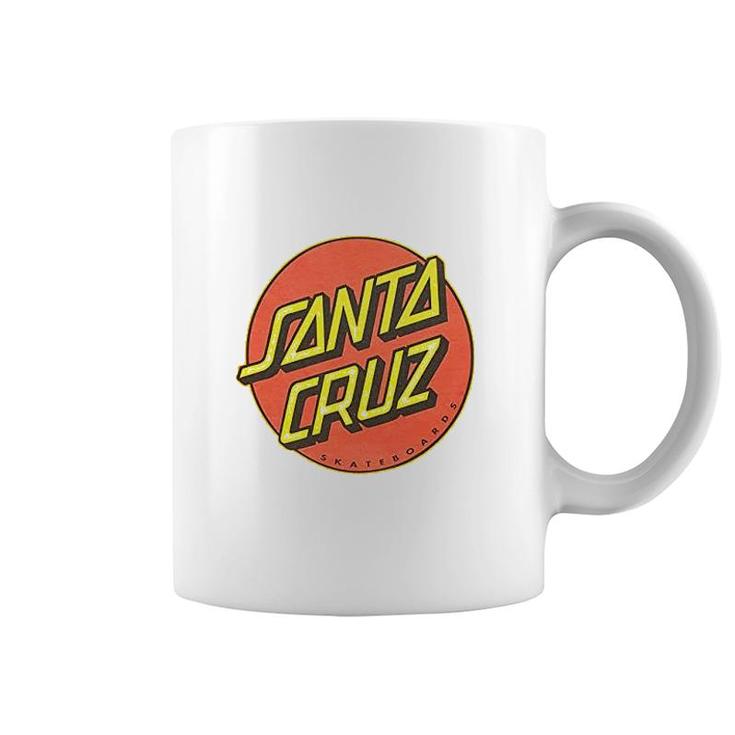 Santa Cruz Classic Dot Coffee Mug | Mazezy