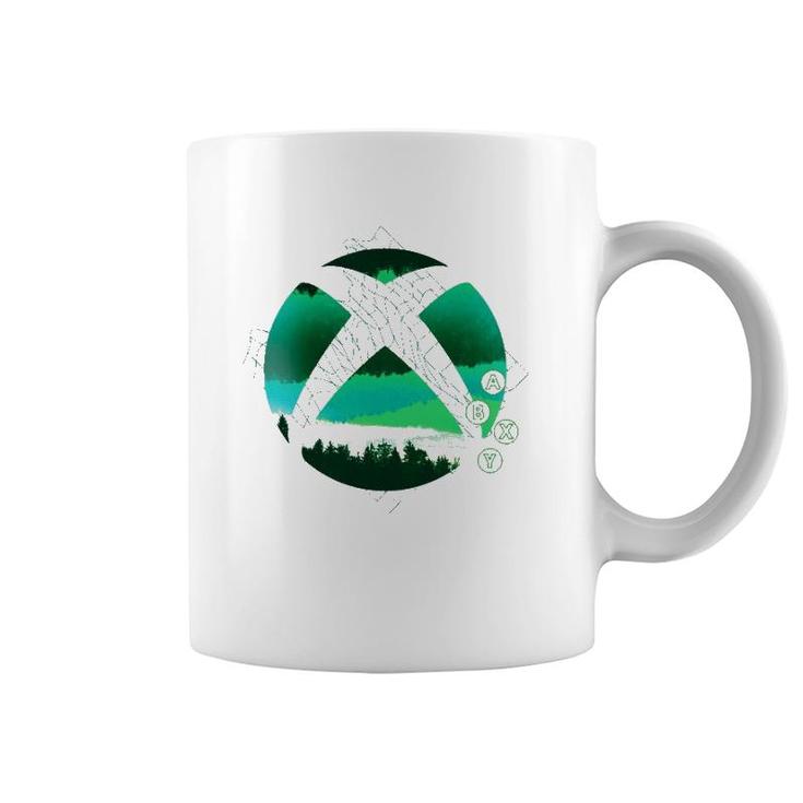 Xbox Terrain Grid With Buttons Coffee Mug | Mazezy