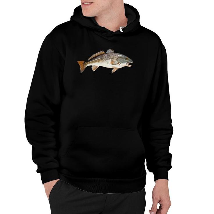 Redfish Red Drum Fish Hoodie | Mazezy