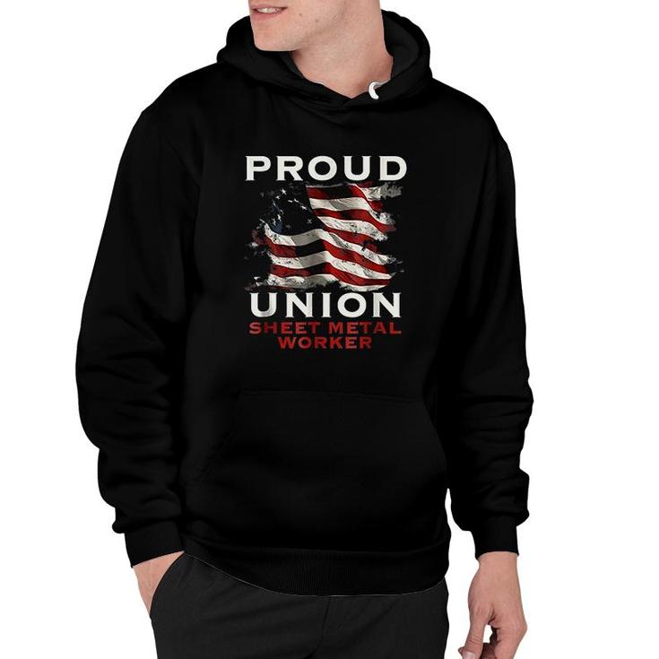 Union Member American Sheet Metal Worker Hoodie | Mazezy